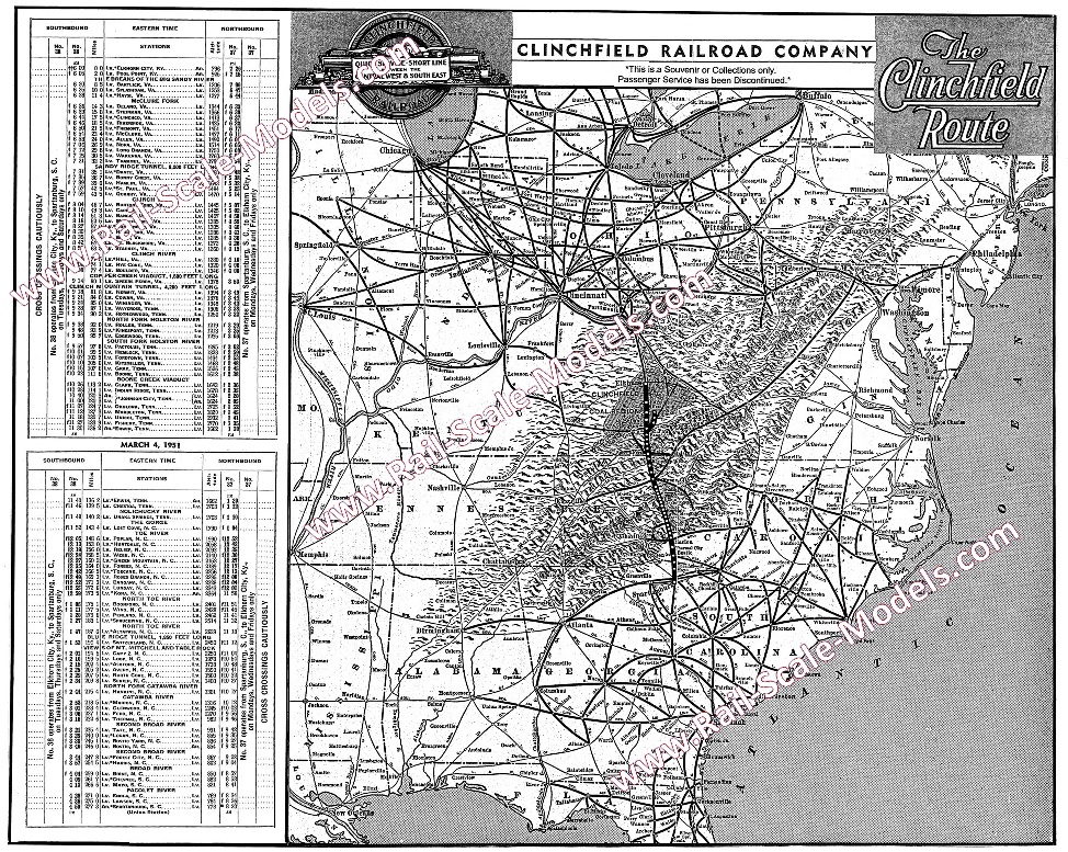 Rail Scale Models: Commemorative Railroad System Map Poster ...