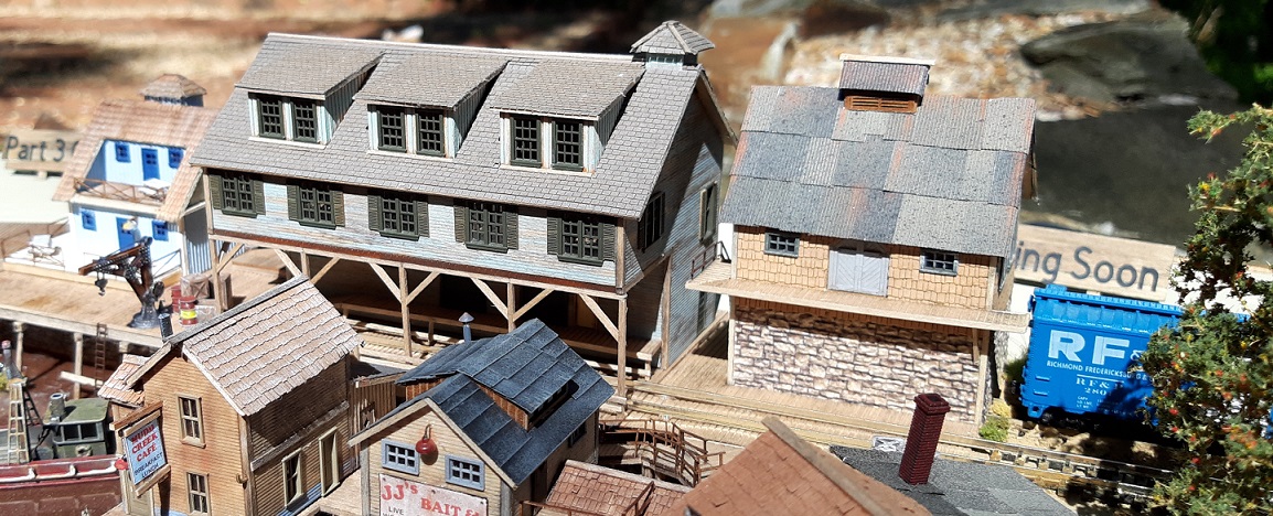 Rail Scale Models: The Wharf at Mudd Creek ~ The Upper Docks ~ N scale