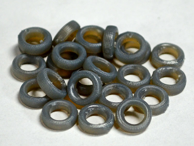 Rail Scale Models: 3D Printed Auto Tires ~ HO scale